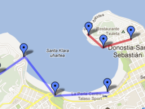 San Sebastian map - Interactive map of San Sebastian - Donostia