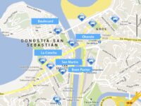 San Sebastian map - Interactive map of San Sebastian - Donostia